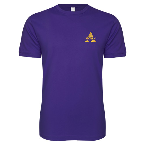 - Alcorn Braves - Purple Out T-Shirts-Contemporary
